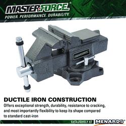 Masterforce® 4" Workshop Vise with Swivel Base at Menards®