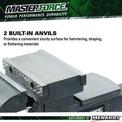 Masterforce® 5-1/2" Reversible Bench Vise with Swivel Base at Menards®