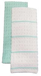 Striped Terry Kitchen Towels - Teal at Menards®