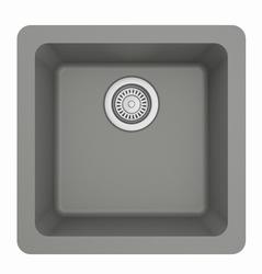 Karran Undermount 17" Gray Quartz Single Bowl Bar Sink at Menards®