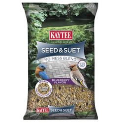 KAYTEE® Seed & Suet No Mess Blueberry Wild Bird Food Seed Blend - 10 ...