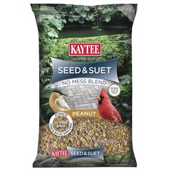 KAYTEE® Seed & Suet No Mess Peanut Wild Bird Food Seed Blend - 10 lbs ...