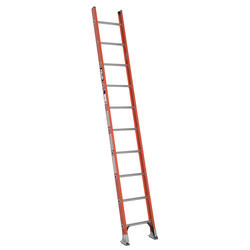 Keller® KPro™ 10' Type IA Fiberglass Straight Ladder - 300 lb. Max at ...