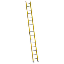 Keller® KPro™ 16' Type IAA Fiberglass Straight Ladder - 375 lb. Max at ...