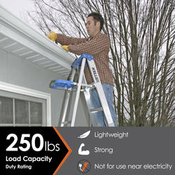 Keller® 4' Type I Aluminum Step Ladder - 250 lb. Max at Menards®