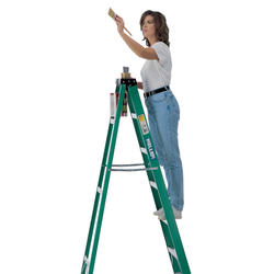 Keller® 8' Type II Fiberglass Step Ladder - 225 lb. Max at Menards®