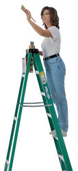 Keller® 6' Type II Fiberglass Step Ladder - 225 lb. Max at Menards®