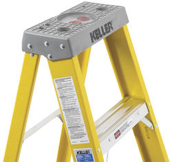 Keller® 6' Type I Fiberglass Step Ladder - 250 lb. Max at Menards®