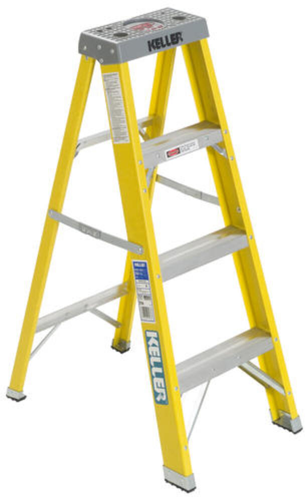 Keller 4 Type I Fiberglass Step Ladder 250 lb. Max