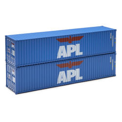 O Scale 40-Foot APL Containers (2-Pack) at Menards®