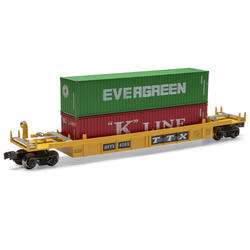 4-Piece 17" Intermodal Car (Yellow) with Containers Dealer Pack at Menards®