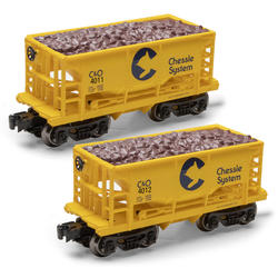 8-Piece O Gauge Chessie Ore Cars (Yellow) Dealer Pack at Menards®