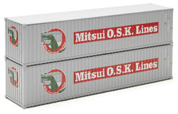 O Scale 40-Foot Mitsui O.S.K. Containers (2-Pack) at Menards®