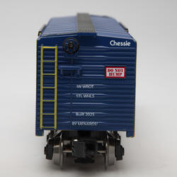 O Gauge Chessie Boxcar with Lights at Menards®