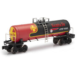 O Gauge Santa Fe Blackbonnet Modern Tank Car at Menards®