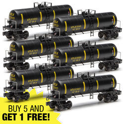 6-Piece O Gauge UTLX Modern Tank Car Dealer Pack at Menards®