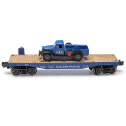 10-1/2" O Gauge Air Force Flatcar with Power Wagon at Menards®