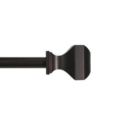 Kenney® Cate 66"-120" Bronze Premium Decorative Curtain Rod at Menards®