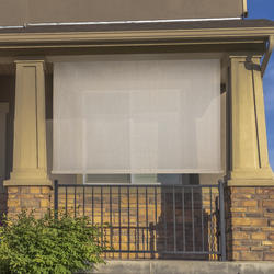 Shade Champ Barcelona Outdoor Sun Shade with Crank Handle - 96"W x 72"L ...