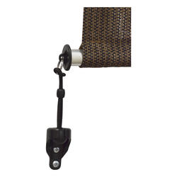 Shade Champ Madrid Outdoor Sun Shade with Crank Handle - 96"W x 72"L at ...