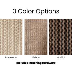 Shade Champ Madrid Outdoor Sun Shade with Crank Handle - 72"W x 72"L at ...