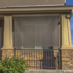 Shade Champ Madrid Outdoor Sun Shade with Crank Handle - 96"W x 72"L at ...