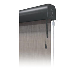 Shade Champ Milan Motorized Outdoor Sun Shade With Valance - 84"W x 96 ...