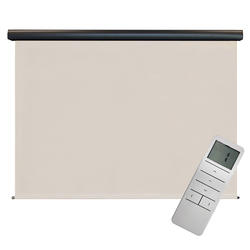 Shade Champ Vienna Motorized Outdoor Sun Shade With Valance - 48"W x 96 ...