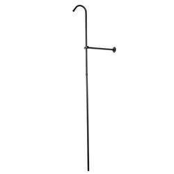 Kingston Brass 62" Oil-Rubbed Bronze Clawfoot Tub Shower Riser with ...