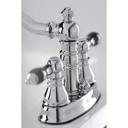 Kingston Brass Duchess Two-Handle 4" Centerset Polished Chrome Bathroom ...
