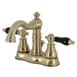 Kingston Brass Duchess Two-Handle 4" Centerset Brushed Brass Bathroom ...