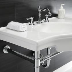 Kingston Brass American Classic Two-Handle Widespread Polished Chrome ...