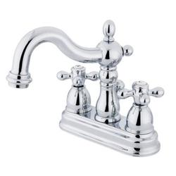 Kingston Brass Heritage Two-Handle 4" Centerset Polished Chrome ...
