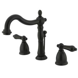 Kingston Brass Heritage Two-Handle 8" Widespread Oil-Rubbed Bronze ...