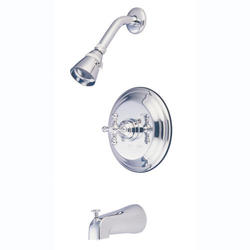 Kingston Brass Metropolitan One-Handle 1-Spray Polished Chrome Bathtub ...