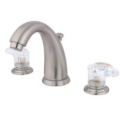 Kingston Brass Legacy Two-Handle 8" Widespread Brushed Nickel Bathroom ...