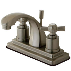 Kingston Brass Two-Handle 4" Centerset Satin Nickel Bathroom Sink ...