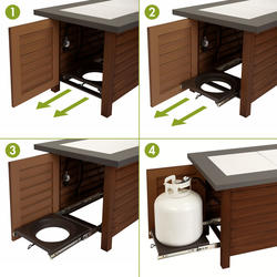 Cuisinart® Brown Patio Fire Pit Table at Menards®