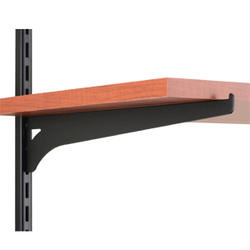 John Sterling™ Single Track 12" Black Shelf Bracket at Menards®