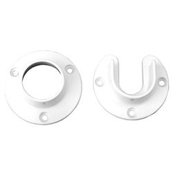 Closet-Pro HD™ 1-5/16" White Heavy-Duty Closet Rod Socket - 1 Pair at ...