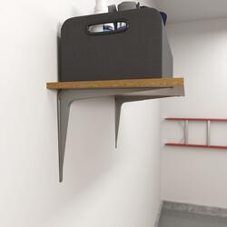 Tool Shop® 13" Light-Duty Platinum Shelf Bracket at Menards®