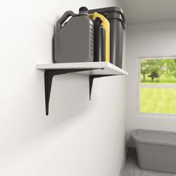 Tool Shop® 9" Light-Duty Black Shelf Bracket at Menards®