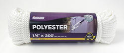1/4" x 200' White Twisted Polyester Rope at Menards®