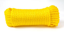 3/8" x 75' Yellow Hollow Braid Polypropylene Rope at Menards®