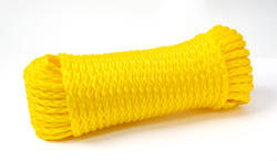 3/8" x 75' Yellow Hollow Braid Polypropylene Rope at Menards®