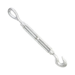SecureLine® 3/8" x 6" Galvanized Hook and Eye Turnbuckle at Menards®
