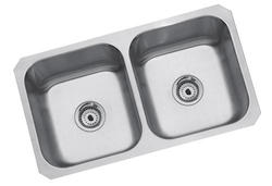 Sterling® McAllister Undermount 32" Stainless Steel Double Bowl Kitchen ...
