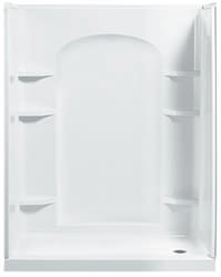 Sterling® Ensemble™ 60"W x 30"D x 75"H White Shower with Right Drain (4 ...