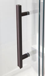 Sterling® Finesse Peak® 44-5/8 - 47-5/8"W x 70-1/16"H Nickel Semi-Frameless Sliding Shower Door ...