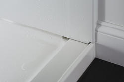 Sterling® GUARD+® 48"W x 34"D White Single Threshold Shower Base with ...